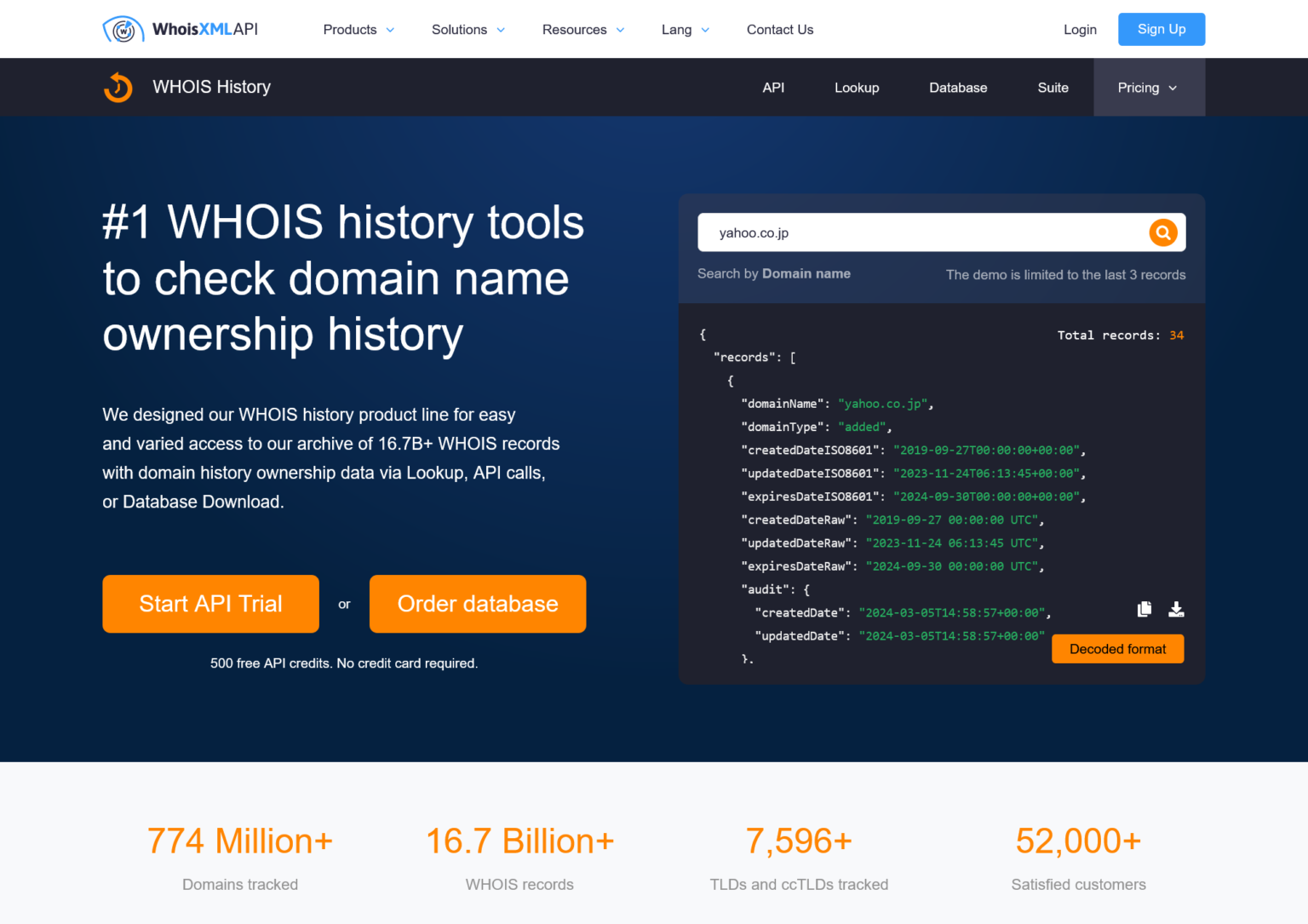 ドメインの過去の所有者情報を調べる (WHOIS History) - AIでFX